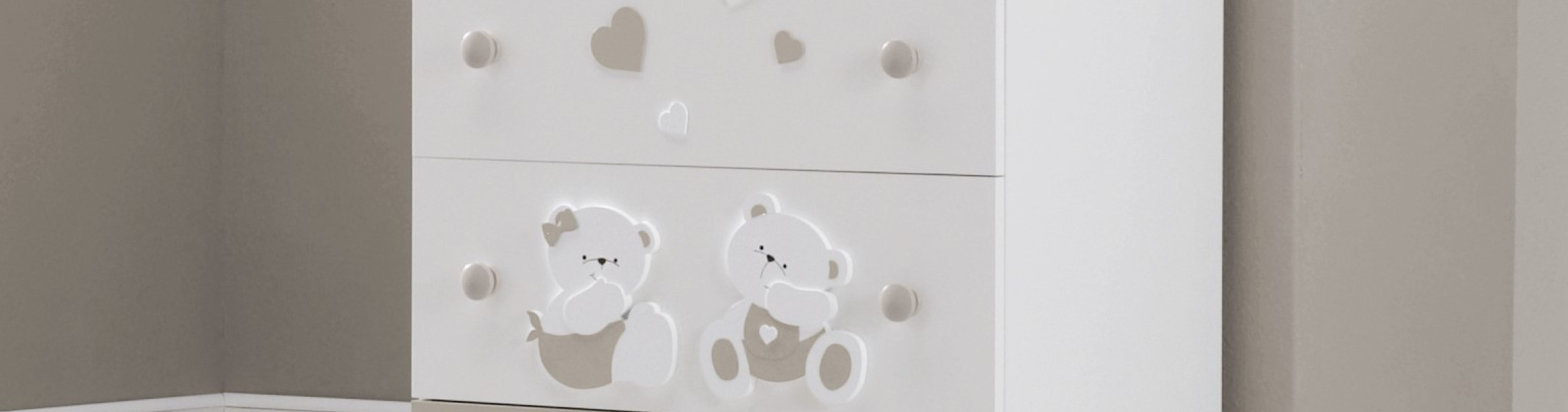 Bērnu kumodes ar pārtinamo virsmu - interneta veikals Mimikid